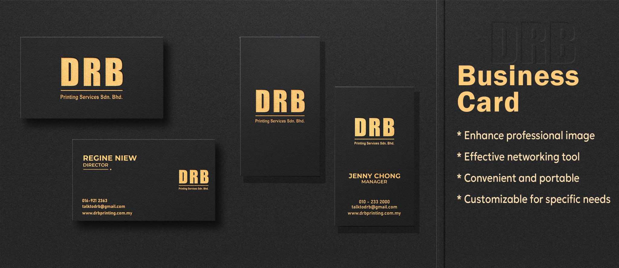 Name Card Printing Services - DRB Printing