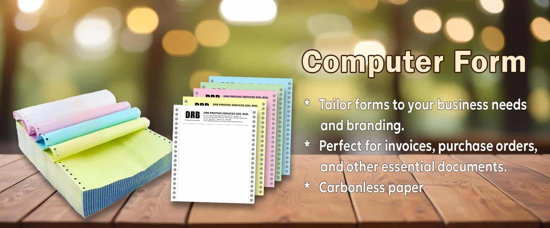 Computer Form - DRB Printing